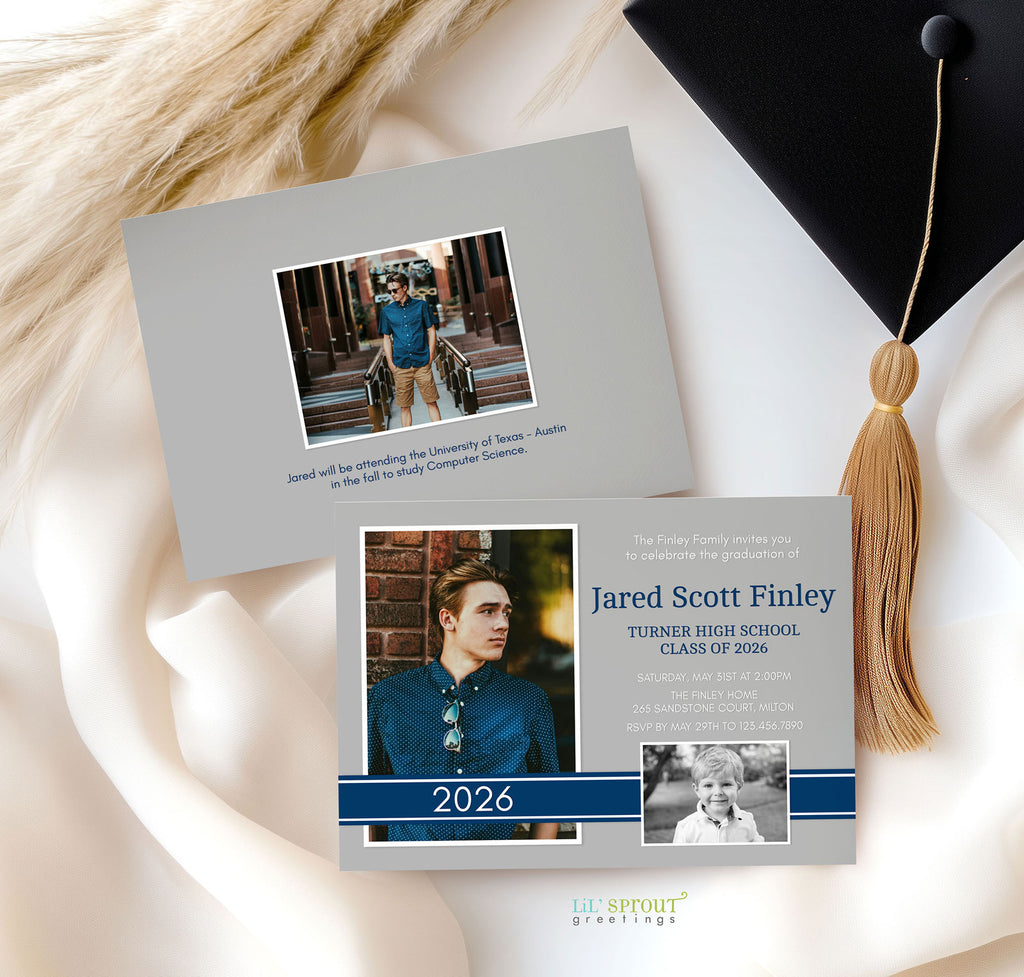 High School Graduation Announcements | Lil' Sprout Greetings
